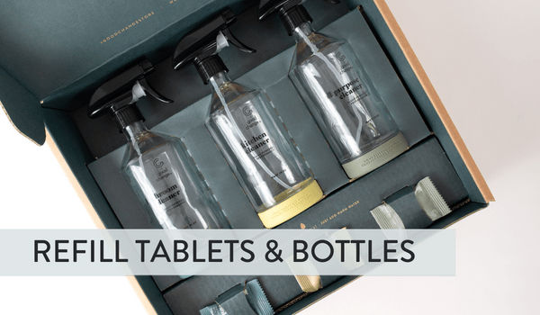 Green Cleaning - Compostable Eco Cloths and Refill Tablet Concentrates